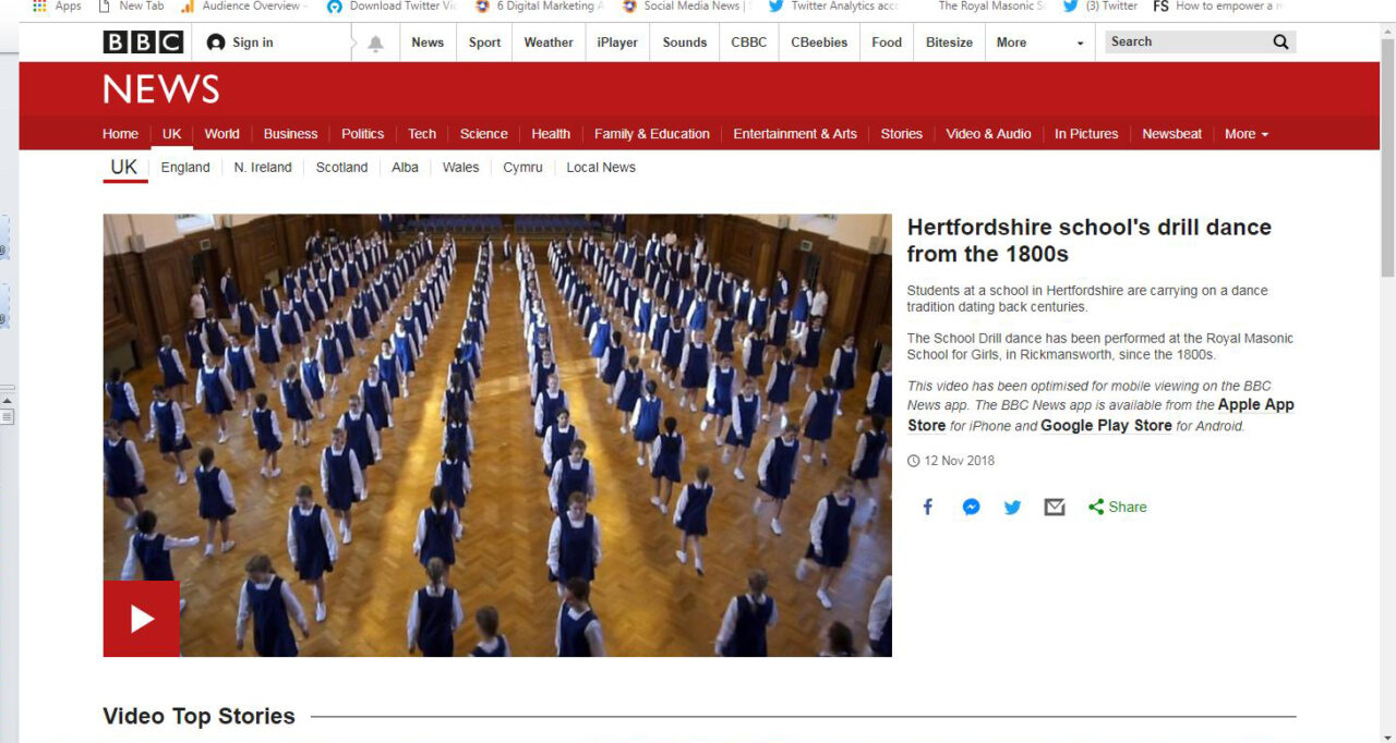 RMS Drill Goes Viral - RMS for Girls