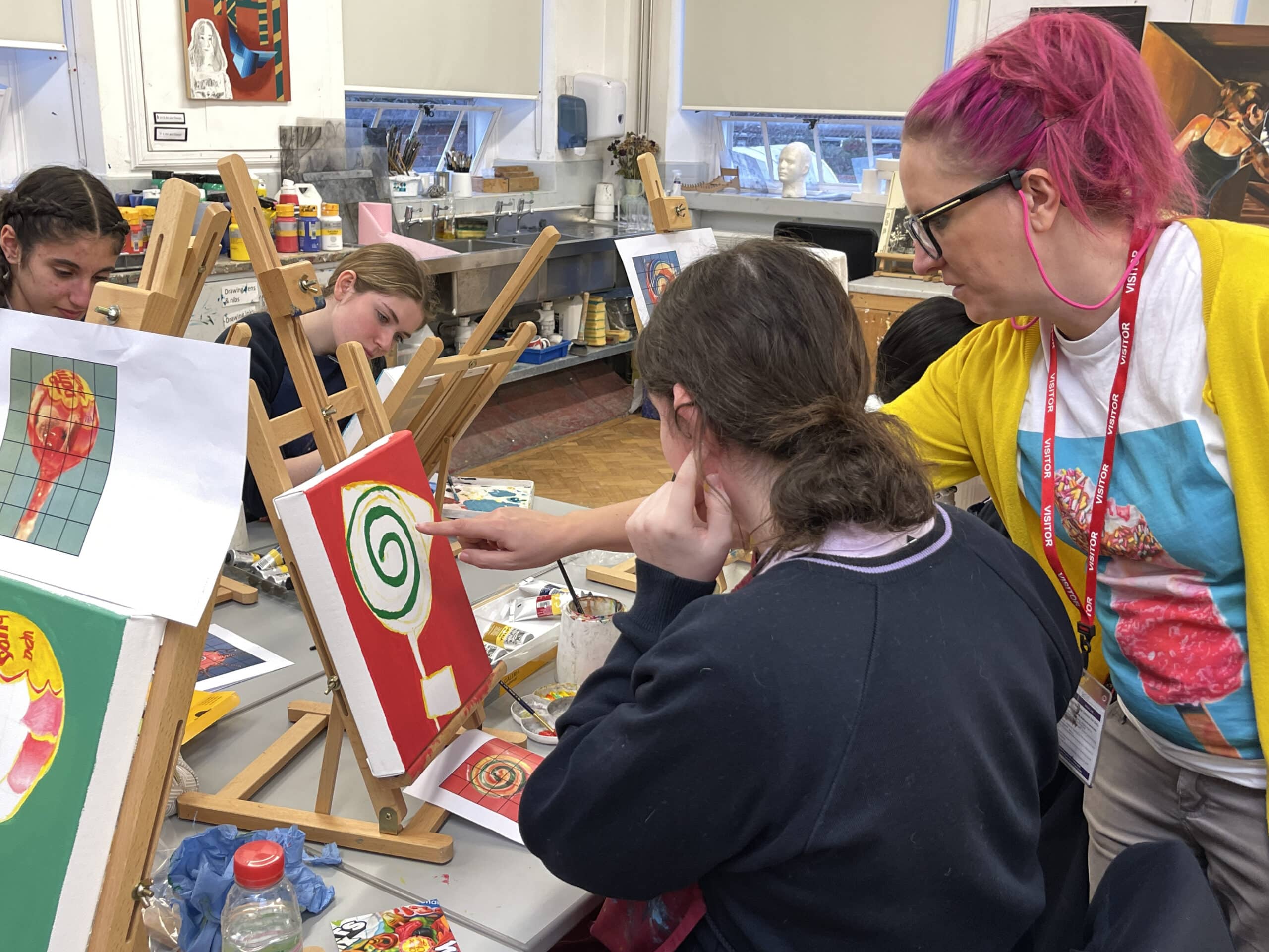 Renowned Artist Sarah Graham Collaborates With Year 10 pupils - RMS for ...